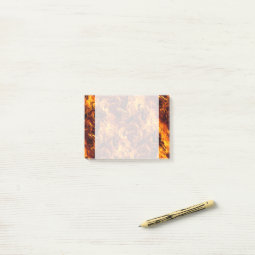 Fire and Flame Pattern Post-it Notes | Zazzle