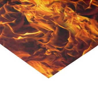 Fire and Flame Pattern Tissue Paper | Zazzle