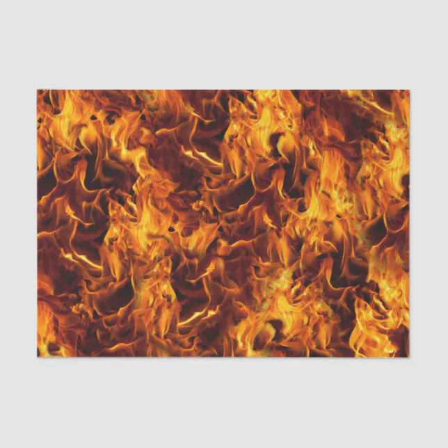 Fire and Flame Pattern Tissue Paper | Zazzle