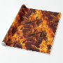 Fire and Flame Pattern Wrapping Paper | Zazzle