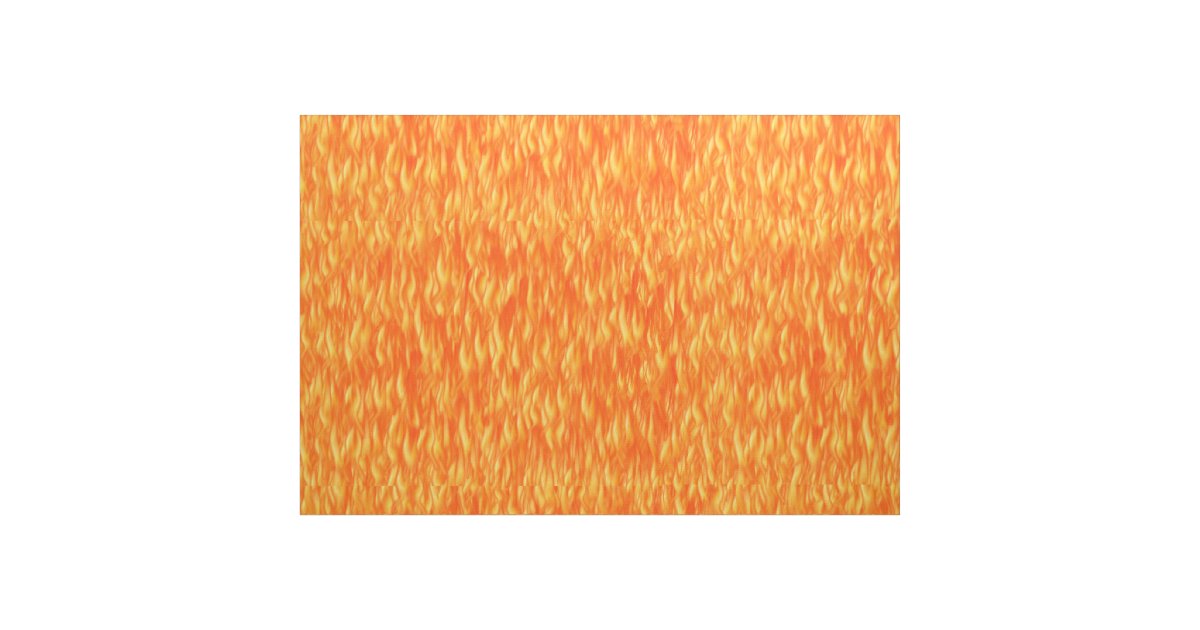 Fire and Flames Fabric | Zazzle