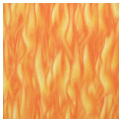 Fire and Flames Fabric | Zazzle