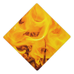Fire and flames graduation cap topper | Zazzle