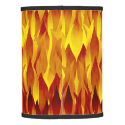 Fire and Flames Illustration Lamp Shade | Zazzle