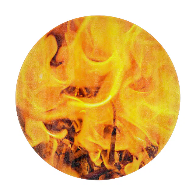 Fire And Flames Pattern Cutting Board | Zazzle