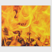 Fire And Flames Pattern Wrapping Paper | Zazzle