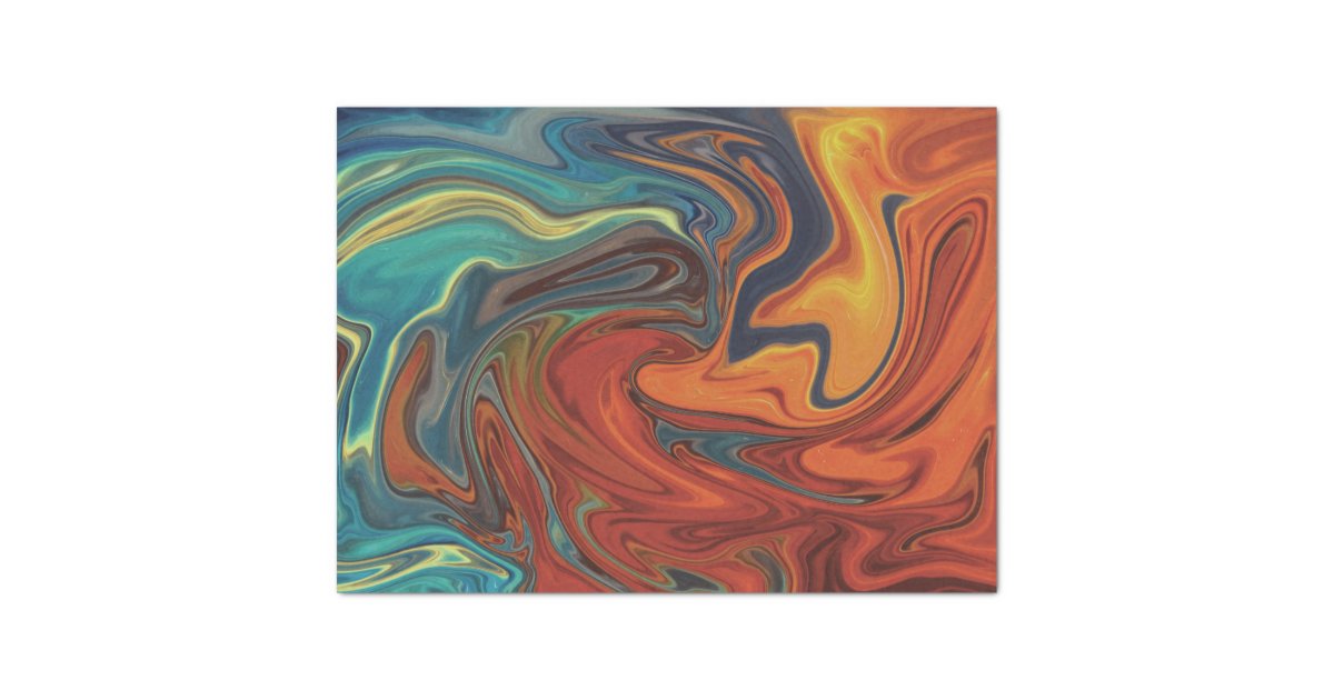 fire and ice tissue paper | Zazzle