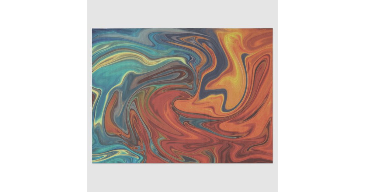 fire and ice tissue paper | Zazzle