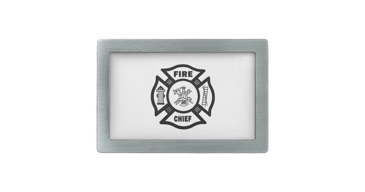 Fire Chief Belt Buckle | Zazzle