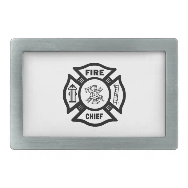 Fire Chief Belt Buckle | Zazzle