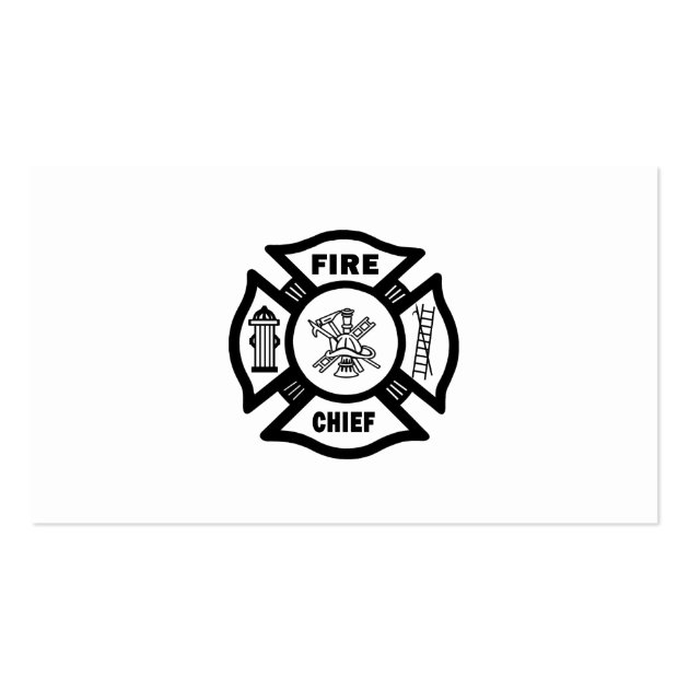 Fire Chief Business Card Templates