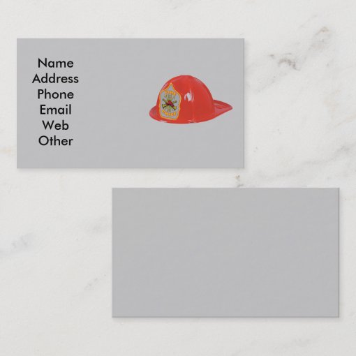 Fire Chief Business Cards | Zazzle