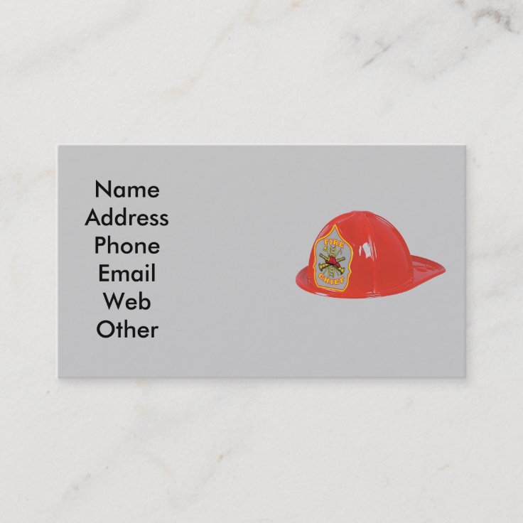 Fire Chief Business Cards | Zazzle