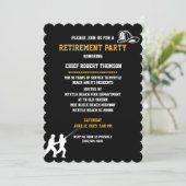 Fire Chief Retirement Party Invitation | Zazzle