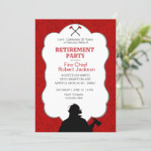 Fire Chief Retirement Party Invitation | Zazzle