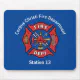 Fire Department and Station Number Mouse Pad | Zazzle
