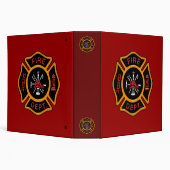 Fire Department Badge Binder | Zazzle