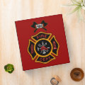 Fire Department Badge Binder | Zazzle