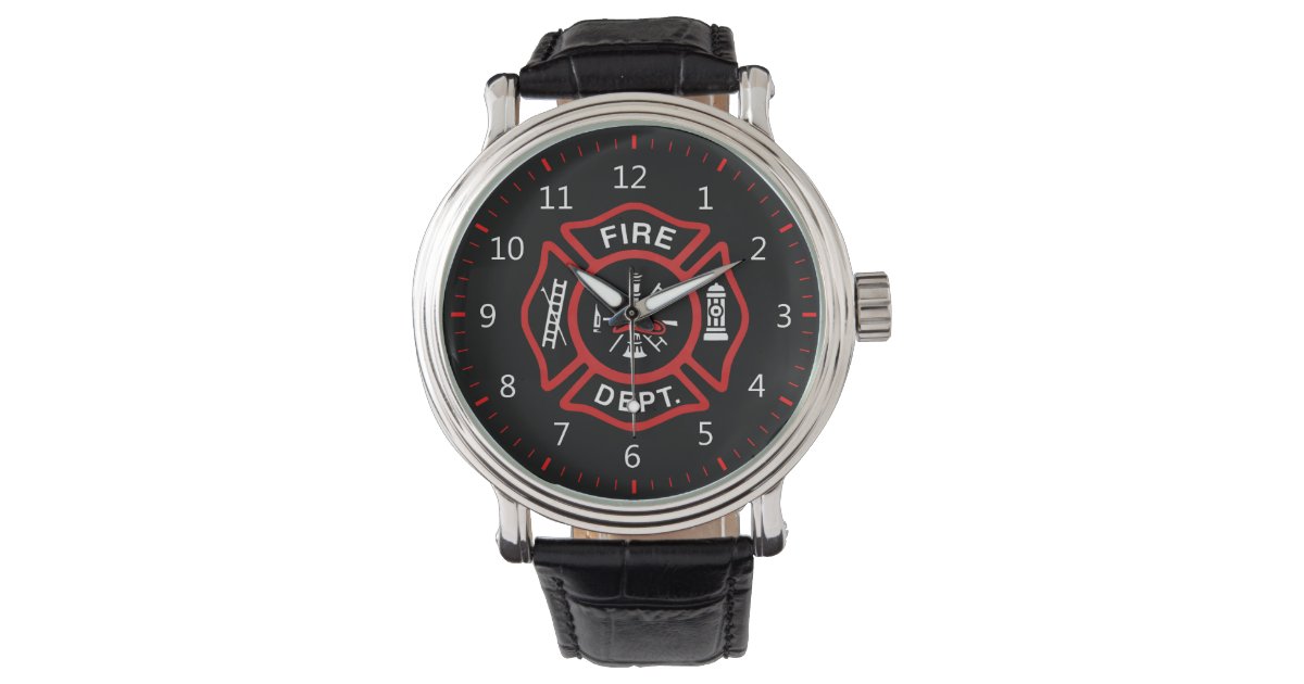 Fire Department Badge Watch | Zazzle