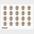 Fire Department Battalion Chief Shield Design Classic Round Sticker ...