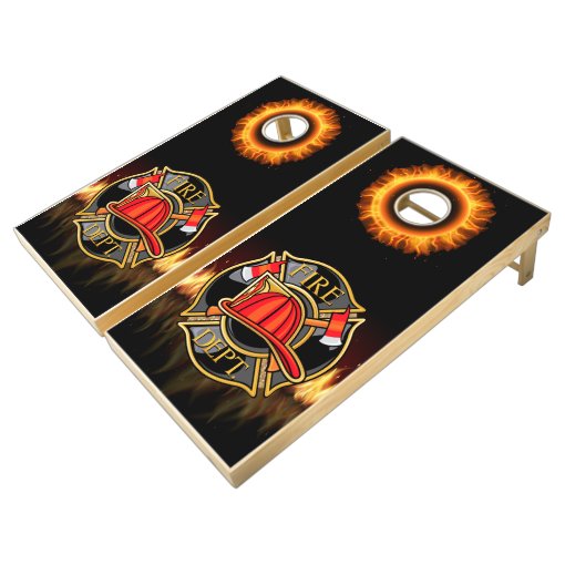 Fire Department Cornhole Game Board | Zazzle
