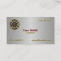 Fire Department Deluxe Business Card | Zazzle