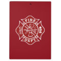 Fire Department Firefighter Clipboard | Zazzle