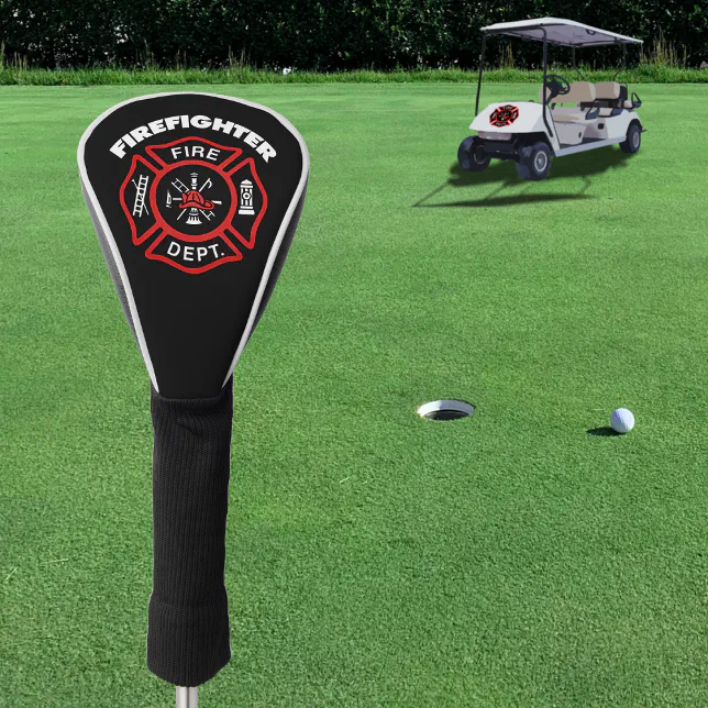 Fire Department Firefighter Golf Head Cover | Zazzle
