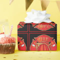 Fire Department Gift Wrap - SRF | Zazzle