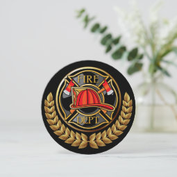 Fire Department Invitation | Zazzle