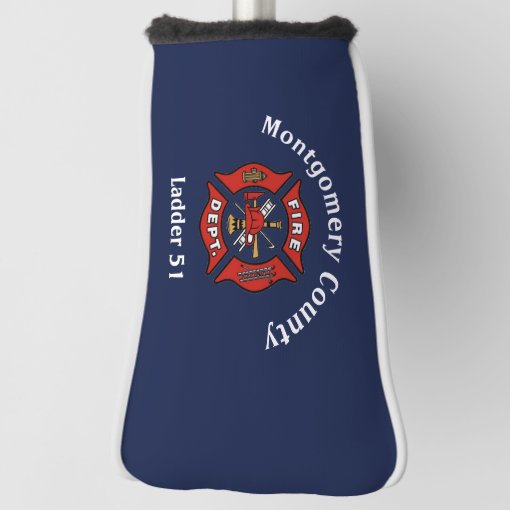 Fire Department Logo Custom Golf Head Cover | Zazzle