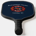 Fire Department Logo Custom Pickleball Paddle | Zazzle
