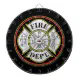 Fire Department Round Badge Dartboard | Zazzle