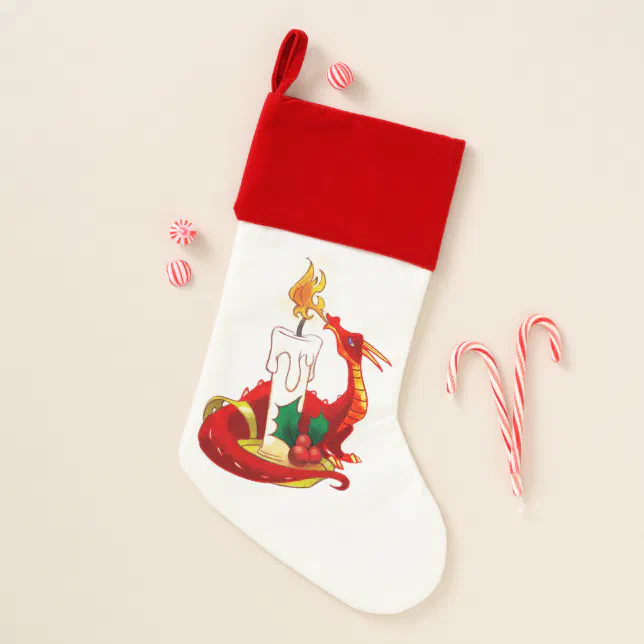 Fire Dragon Christmas Stocking | Zazzle