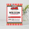 Fire Engine Birthday Party Invitation | Zazzle