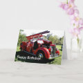 Fire Engine Card | Zazzle