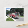 fire engine postcard | Zazzle