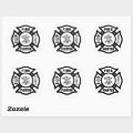 Fire Fighter Classic Round Sticker | Zazzle