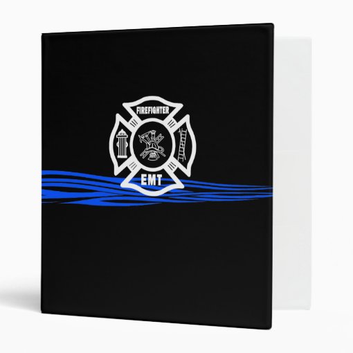 Fire Fighter EMT Binder | Zazzle