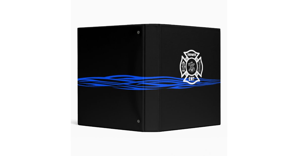 Fire Fighter EMT Binder | Zazzle
