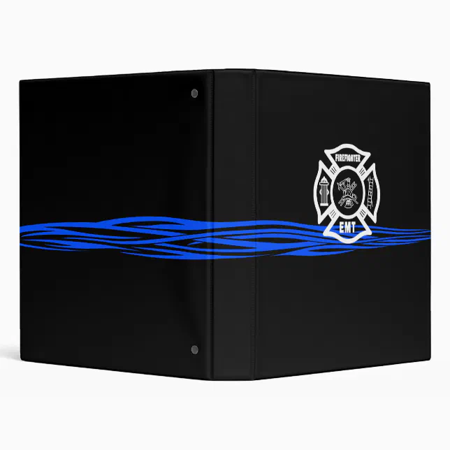 Fire Fighter EMT Binder | Zazzle