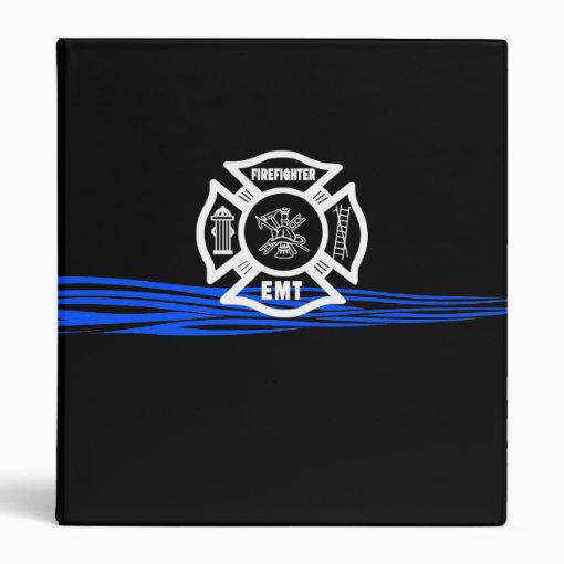 Fire Fighter EMT Binder | Zazzle