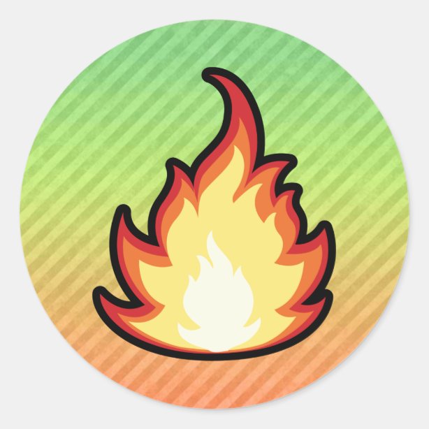 Flame Stickers - 100% Satisfaction Guaranteed | Zazzle