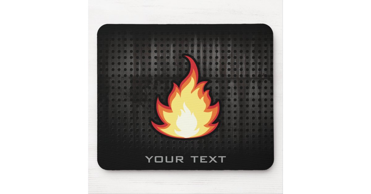 Fire Flame; Rugged Mouse Pad | Zazzle