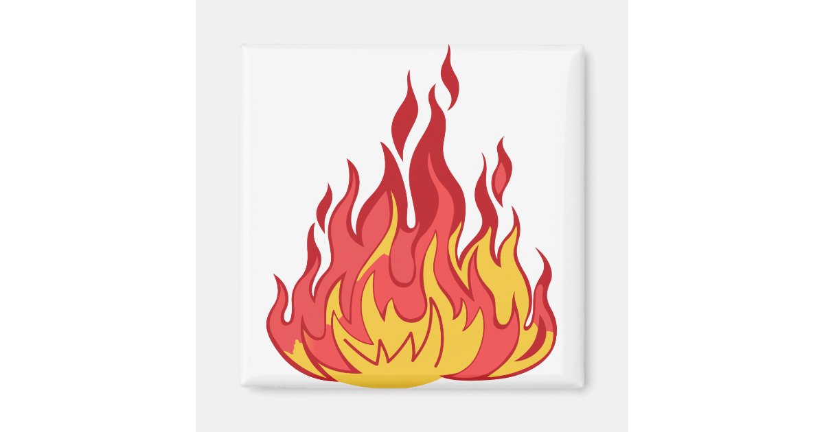 Fire Flames Magnet | Zazzle