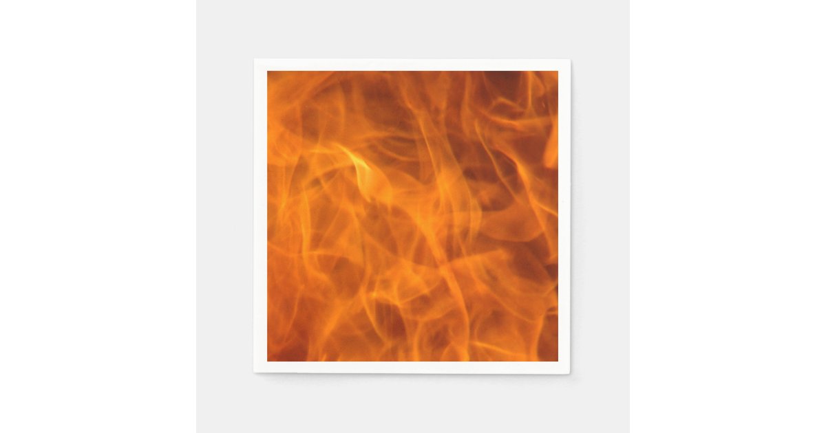 Fire/flames paper Napkins | Zazzle
