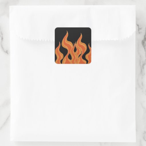 Fire flames Sticker | Zazzle