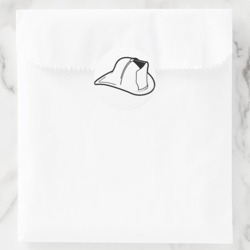 Fire Helmet Sticker | Zazzle