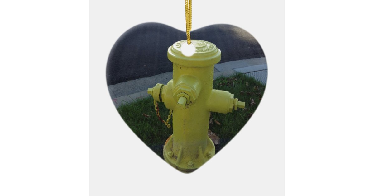 Fire Hydrant Ceramic Ornament | Zazzle