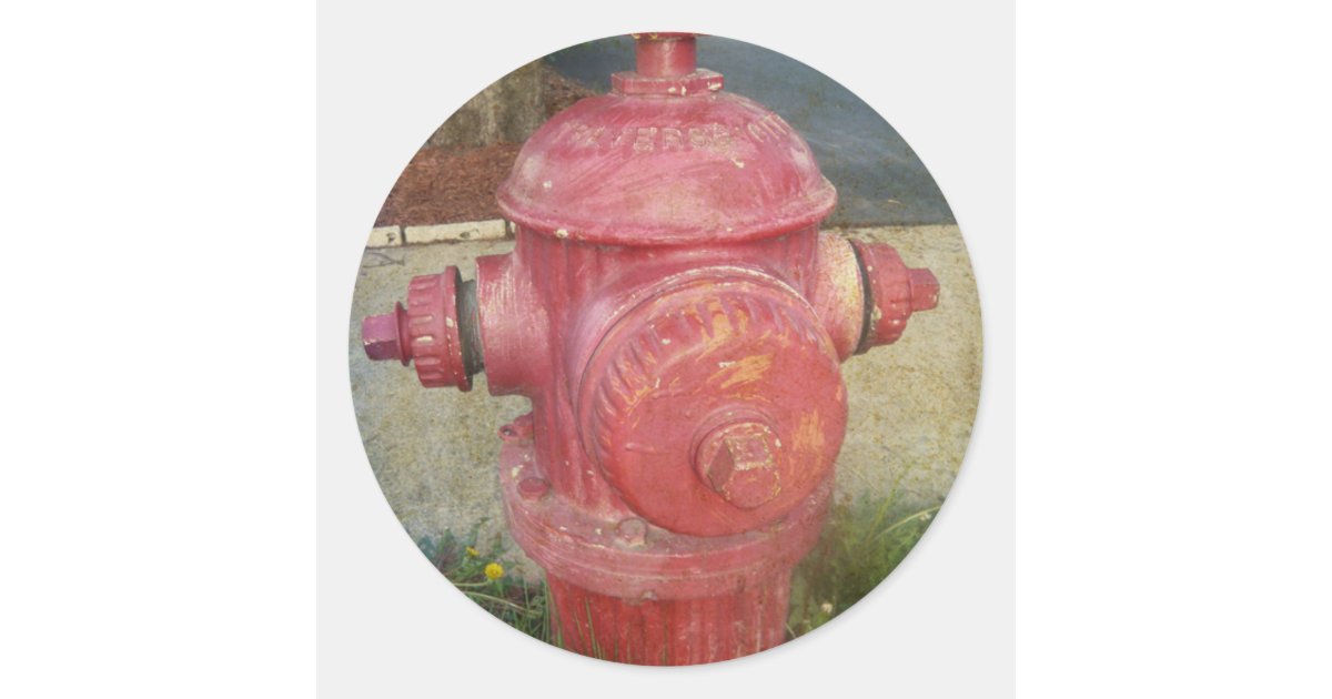 Fire Hydrant Sticker | Zazzle